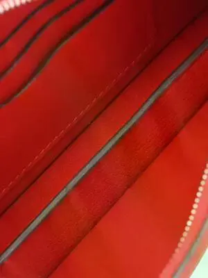 Hermès 2025 Evercolor Zipengo Chaine D'ancre To Go Pouch Shoulder Bag - Red