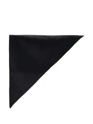 Vaquera Logo-embroidered Triangular Scarf