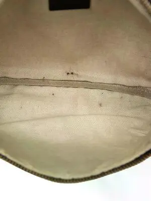 Gucci 2000-2015 Calfskin Logo Web Belt Bag