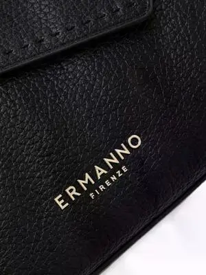 ERMANNO FIRENZE Braided-handle Two-way Tote Bag - Black