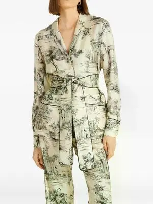 DMN PARIS Ava Toile De Jouy Blouse