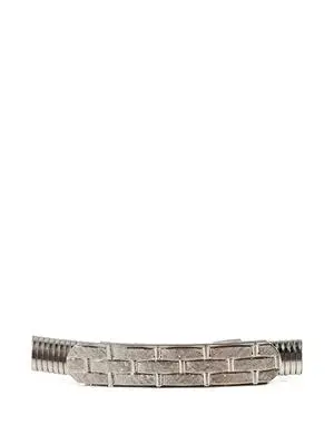 MADISON Etched Snake Stretch Belt