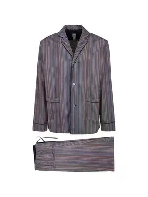 Paul Smith Artist Stripe Pyjamas - Neutrals