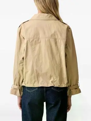 Dkny Off-centre Zip-fastening Jacket