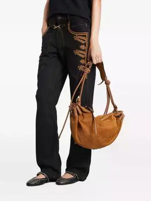 MARANT ETOILE Embroidered Denim Jeans