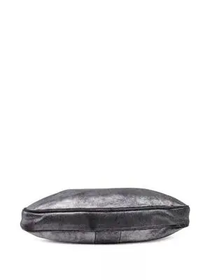 JIMMY CHOO Distressed Zipped Clutch Bag
