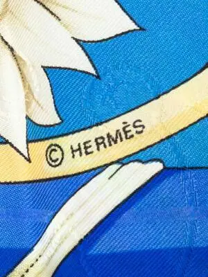Hermès 1990-2010 Daimyo Silk Scarf 90 Scarves