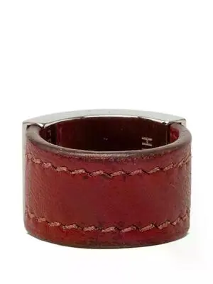 Hermès 2000-2020 Palladium Plated Collier De Chien Ring Costume Ring