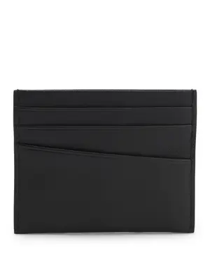 BOSS Icon Leather Five Slot Logo Wallet