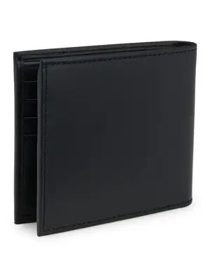 BOSS Icon Leather Five Slot Logo Wallet