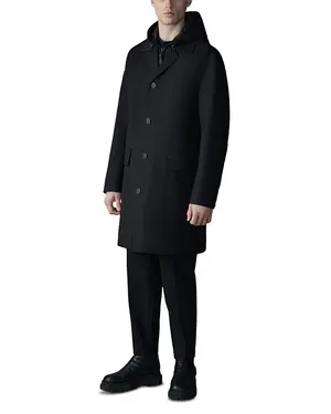 Mackage Mathias 3-in-1 Balmacaan Coat With Removable Down Liner