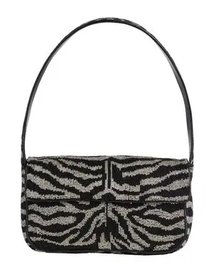 Staud Tommy Beaded Bag Handbag Rayon, Glass, Polyurethane