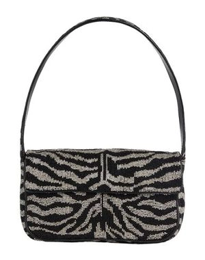 Staud Tommy Beaded Bag Handbag Rayon, Glass, Polyurethane - Black