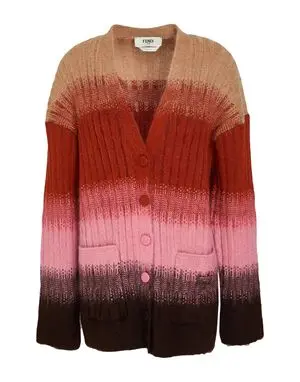 Fendi Cardigan Size Mohair Wool, Wool, Polyamide, Cashmere, Elastane