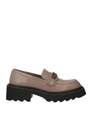 TOSCA BLU Loafers Light Brown Size Leather - Beige