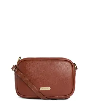 Barbour Daphne Mini Leather Crossbody Bag - Brown