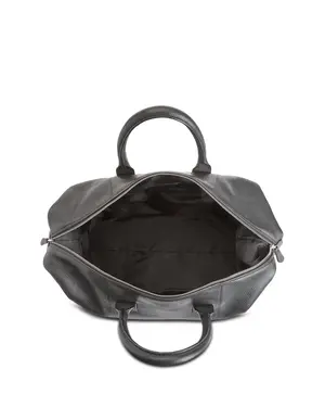 ROYCE NEW YORK Pebble Grain Medium Duffle Bag