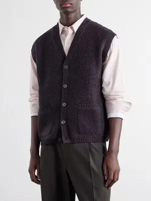 Nn07 60064 Wool-terry Fleece Gilet