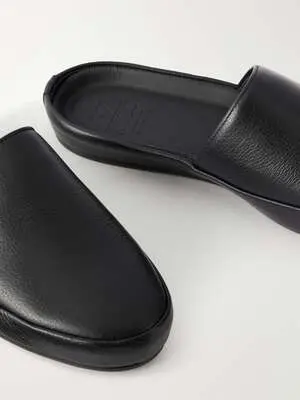 Mulo Full-grain Leather Slippers