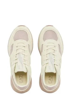 EA7 Leather Sneakers