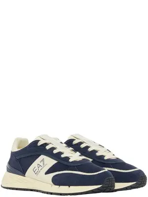 EA7 Leather Sneakers
