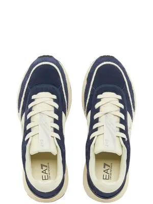 EA7 Leather Sneakers