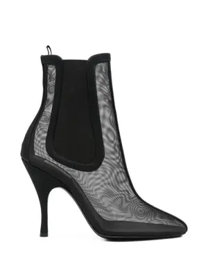 Alaïa Leather Chelsea Boots