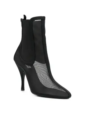 Alaïa Leather Chelsea Boots