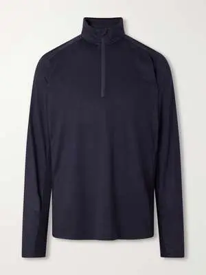 Sease Runner Virgin Wool Ski Mid-layer - Navy