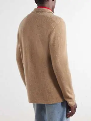 Polo Ralph Lauren Double-breasted Wool And Cashmere-blend Cardigan