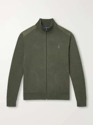 Polo Ralph Lauren Rib-trimmed Cotton Zip-up Sweater