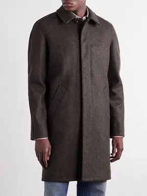 A.p.c. Auster Brushed Wool-blend Coat