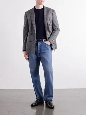 PIACENZA CASHMERE 1733 Ribbed Wool And Cashmere-blend Sweater