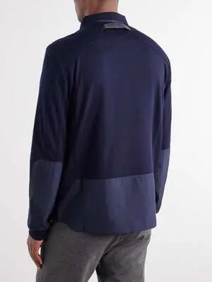 Sease Explorer Wool-blend Zip-up Ski Mid-layer - Navy