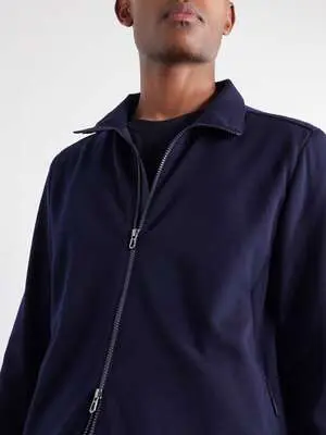 Sease Explorer Wool-blend Zip-up Ski Mid-layer - Navy