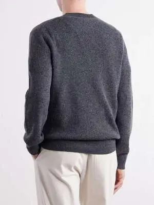 PIACENZA CASHMERE 1733 Ribbed Cashmere Sweater