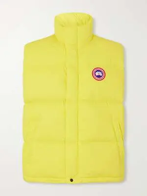 Canada Goose Sterling Logo-appliquéd Quilted Shell Down Gilet - Yellow