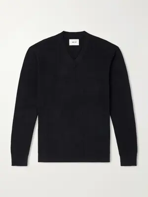 Nn07 Danny V-neck 6429 Chenille Sweater
