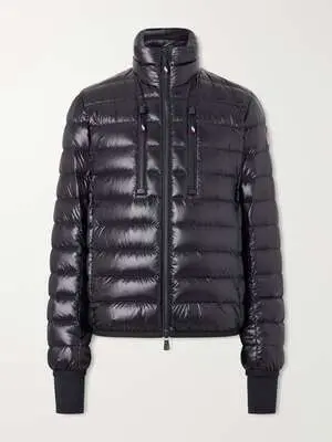 Moncler Quilted Ripstop Down Jacket - Black