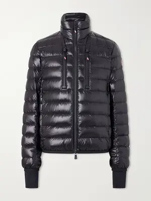 Moncler Quilted Ripstop Down Jacket - Black