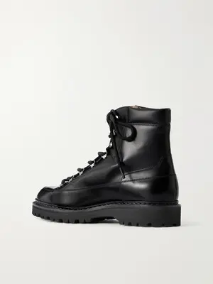 John Lobb Sommet Leather Hiking Boots - Black
