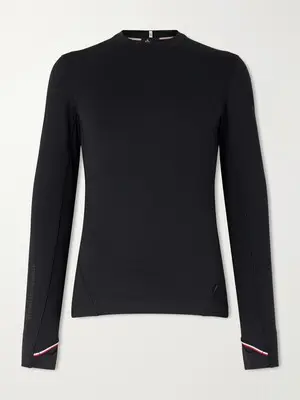Moncler Polartec® Power Grid™ Jersey Base Layer - Black