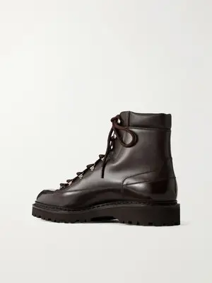 John Lobb Sommet Leather Hiking Boots - Brown