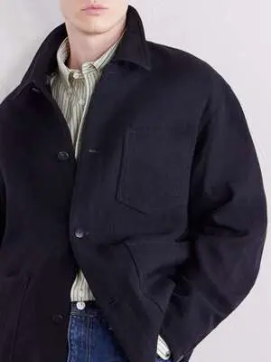 Visvim Baker Textured Wool And Linen-blend Jacket