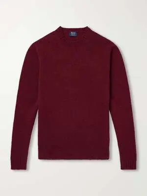 William Lockie Aryan Wool Sweater - Red