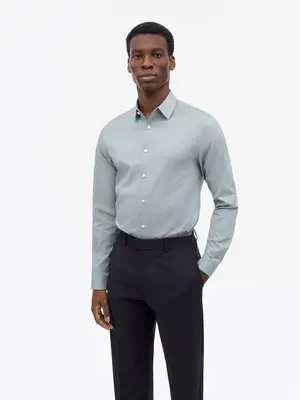 Tiger Of Sweden Filbrodie Cotton Stretch Shirt - Grey