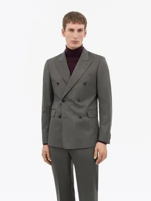 Tiger Of Sweden 1903 Dbt Pinstripe Jacket - Mud
