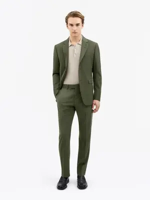 Tiger Of Sweden Tenuta Slim-fit Wool Trousers - Mud
