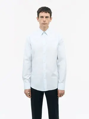 Tiger Of Sweden Adley Forward Pointing Collar Shirt - Light Blue