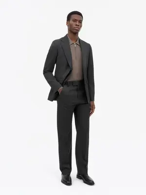 Tiger Of Sweden Tommie Weave Stripe Trousers - Phantom
